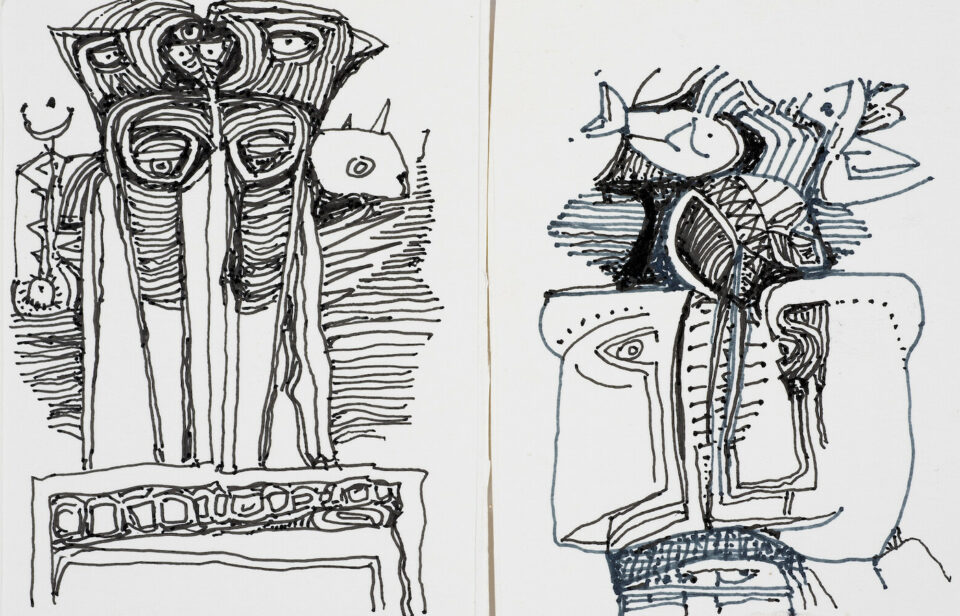 Ibrahim El-Salahi: Pain Relief Drawings | Contemporary And Ibrahim El-Salahi: Pain Relief Drawings | Contemporary And